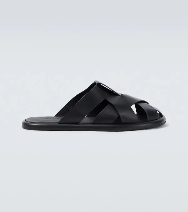Giorgio Armani Leather Sandals