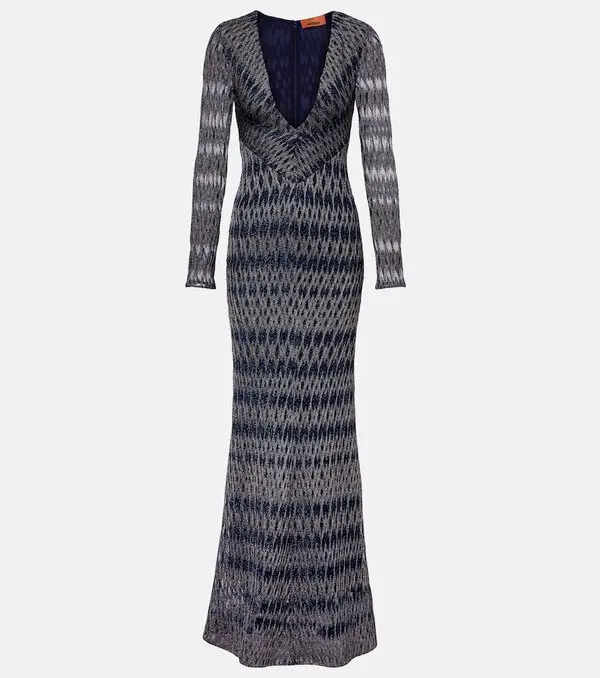 Missoni Lamé Maxi Dress - Multicoloured