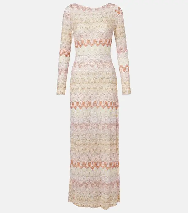 Missoni Lamé Maxi Dress - Multicoloured