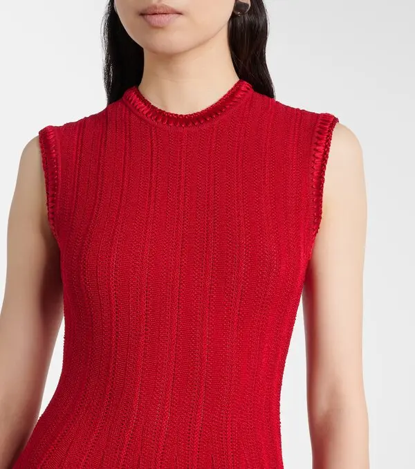 Ralph Lauren Silk-blend Midi Dress