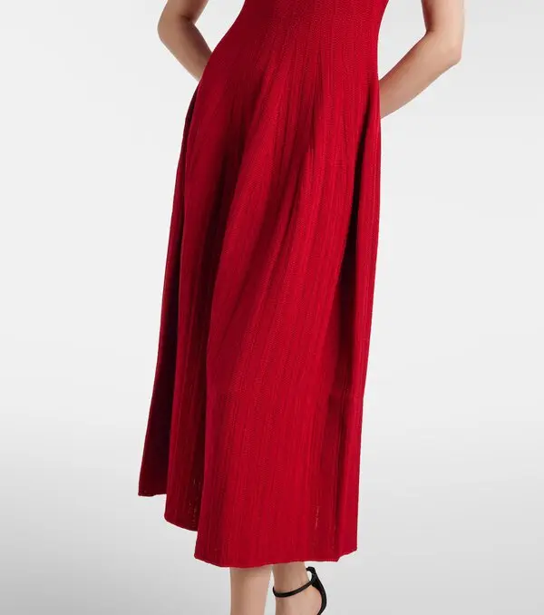Ralph Lauren Silk-blend Midi Dress
