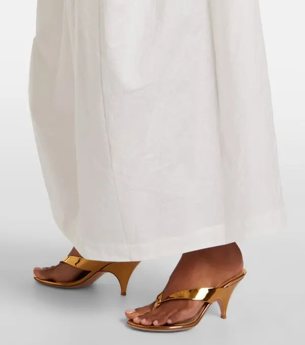 RÓHE Cotton-blend Maxi Dress - White