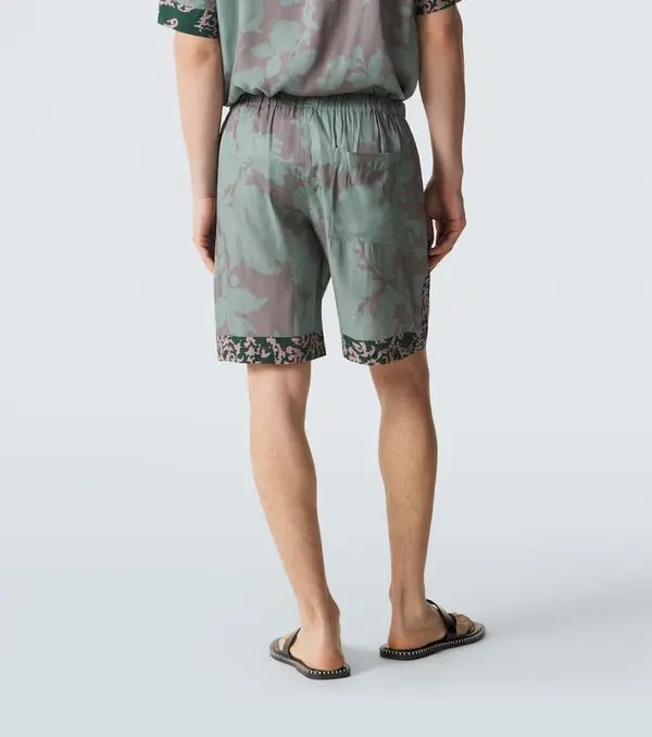 Dries Van Noten Printed Shorts - Multicoloured