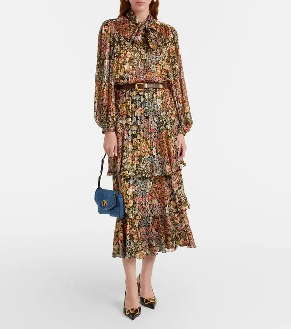Valentino Garavani Devain Small Denim Shoulder Bag