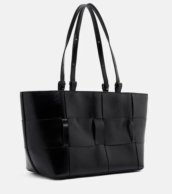 DEMELLIER Large Woven Leather Tote Bag