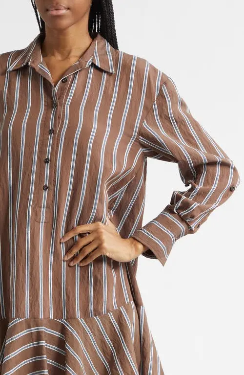 Veronica Beard Azriel Long Sleeve Shirtdress