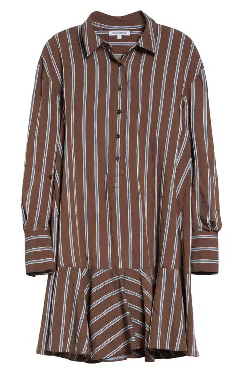 Veronica Beard Azriel Long Sleeve Shirtdress
