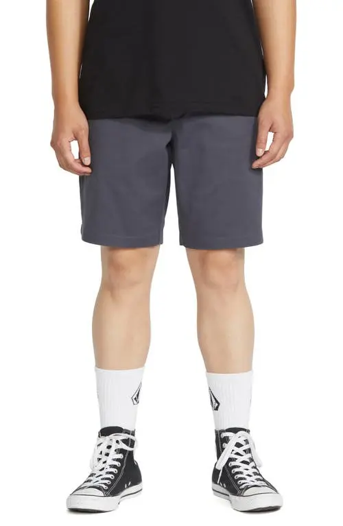 Volcom Elastic Waist Shorts - Charcoal