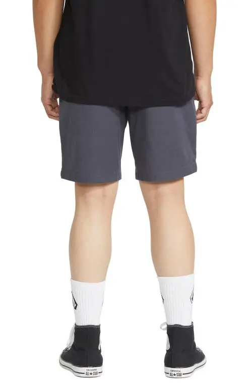 Volcom Elastic Waist Shorts - Charcoal
