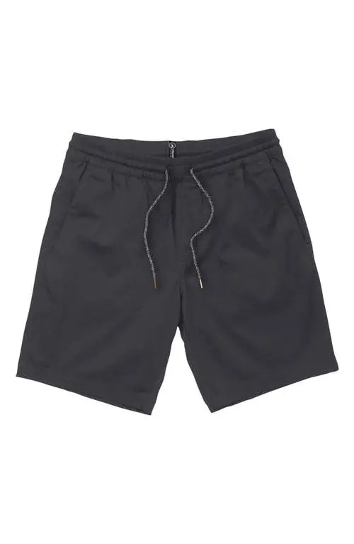 Volcom Elastic Waist Shorts - Charcoal
