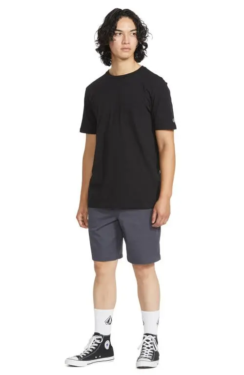 Volcom Elastic Waist Shorts - Charcoal