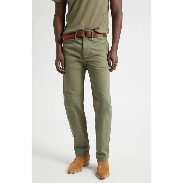 Double Rl Officer Cotton Twill Chinos