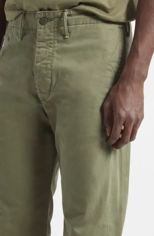 Double Rl Officer Cotton Twill Chinos
