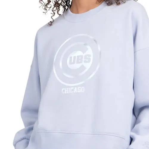 STARTER Chicago Cubs Boxy Fleece Sweatshirt
