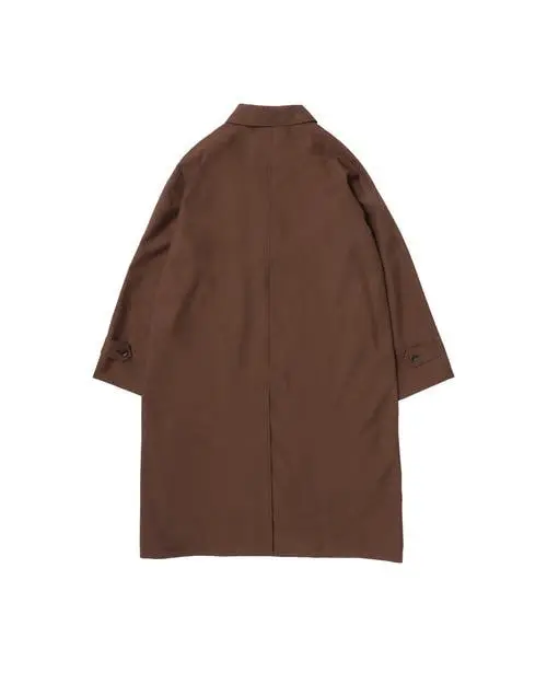 VOWELS Split Raglan Coat - Brown