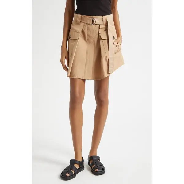 Derek Lam 10 Crosby Belted Cargo Mini Skirt