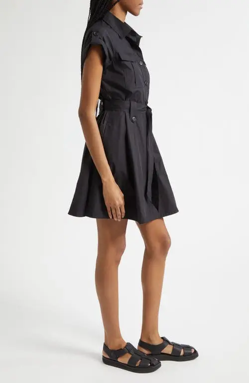 Derek Lam 10 Crosby Azora Poplin Shirtdress - Black