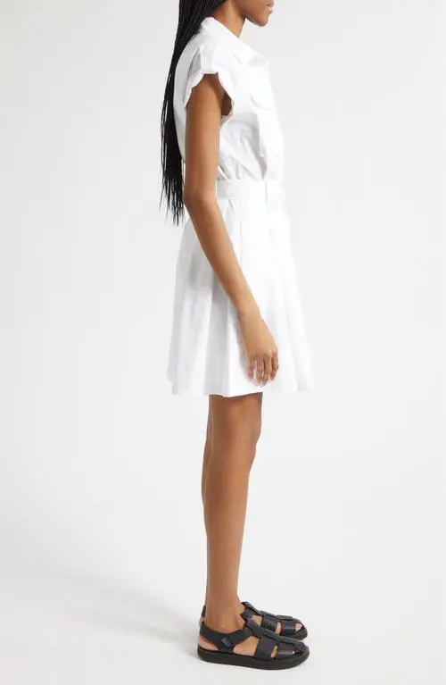Derek Lam 10 Crosby Azora Poplin Shirtdress - White