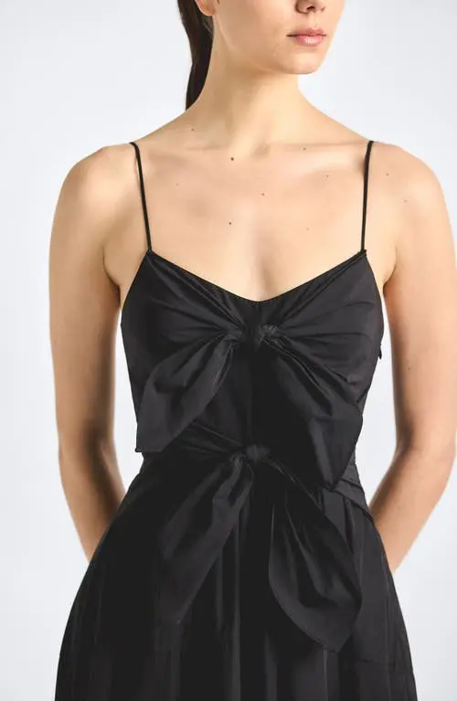 Derek Lam 10 Crosby Unity Tie Front Poplin Dress