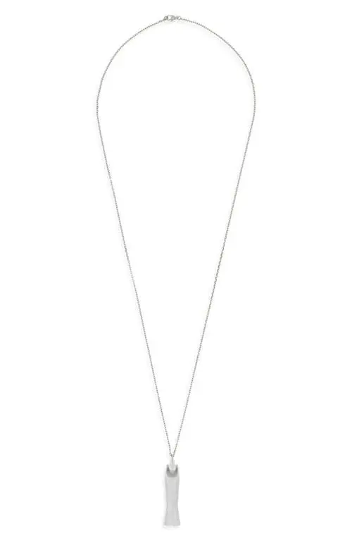 Rick Owens Sister Pendant Necklace - Palladium