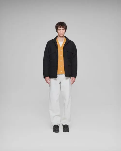 VOWELS Cashmere Primaloft Chore Jacket - Black