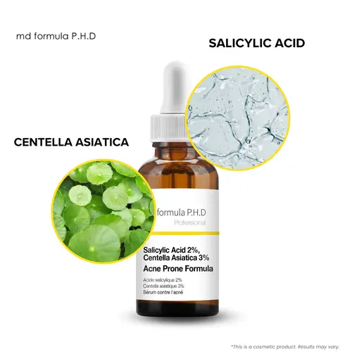 MD FORMULA Acne Prone Serum Salicylic Acid 2%, Centella Asiatica 3% 30ml For Acne & Blemishes