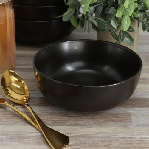STUDIO 3B Mio Modern Coupe 6 Piece 6.5in Round Stoneware Bowl Set