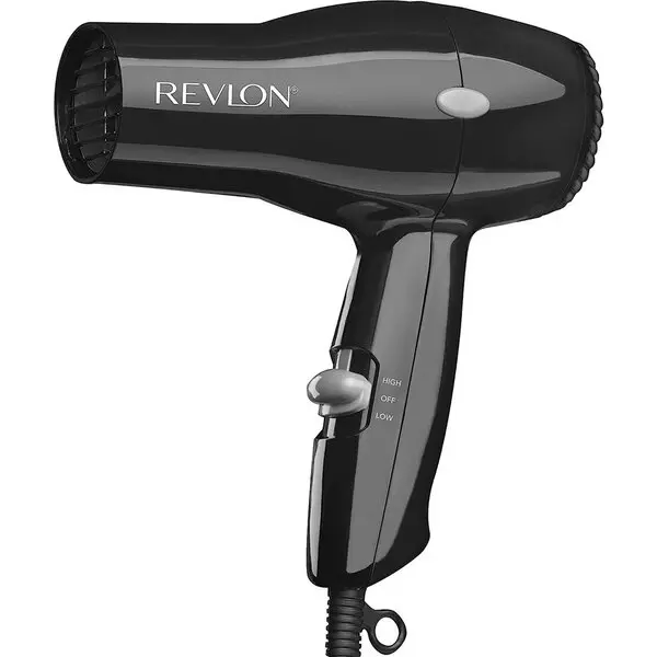 REVLON The Essential Compact Hair Dryer With 2 Heat Settings - Black