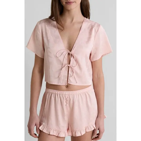 ETAM Spiree Pajama Top - Imp Fond Rose