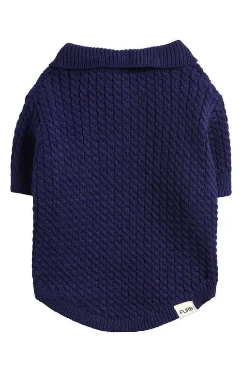 FURB Anchor Embroidered Collar Pet Sweater