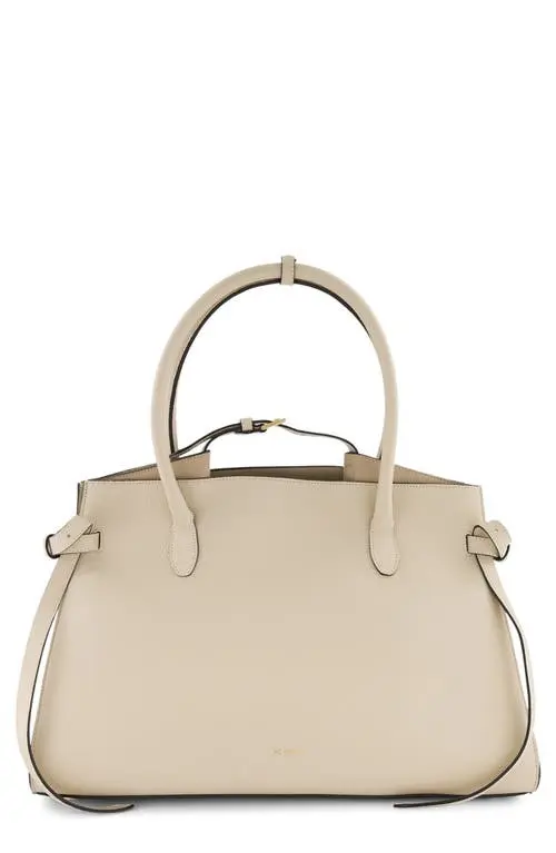 REE PROJECTS Large Bette Leather Tote - Beige