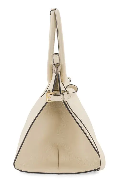 REE PROJECTS Large Bette Leather Tote - Beige