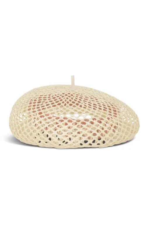 GIGI BURRIS MILLINERY Coco Woven Straw Beret - Natural
