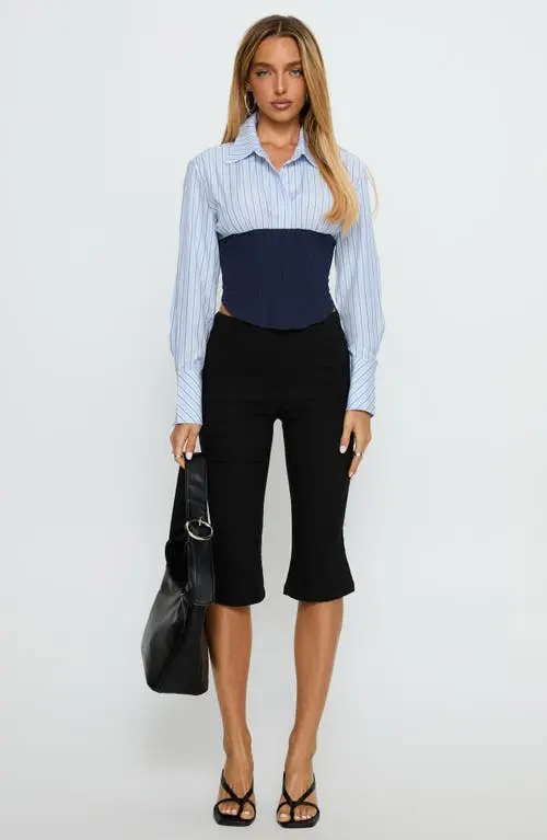 Princess Polly Darvell Corset Woven Shirt