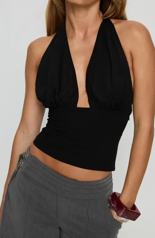 Princess Polly Korienna Crop Halter Top