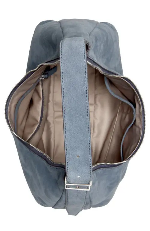 Rag & Bone Large Suede Hobo Bag - Blue