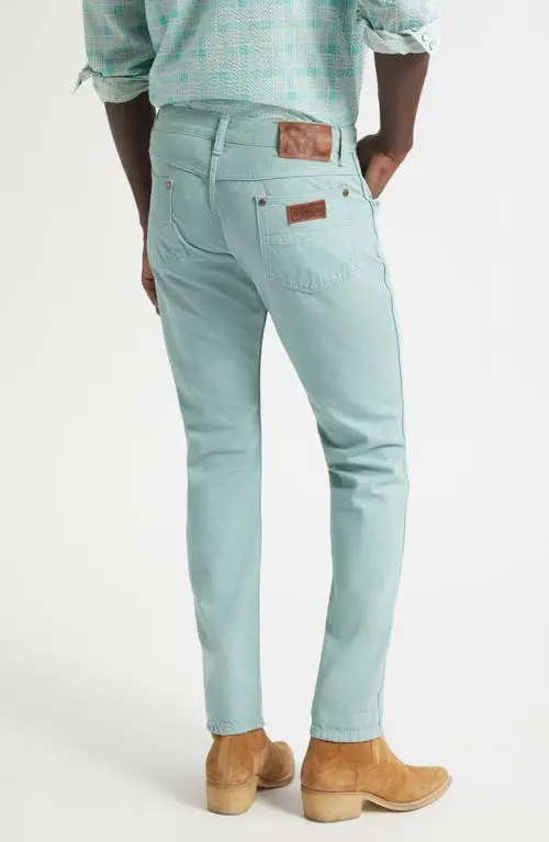 Double Rl Slim Fit Jeans - Turquoise
