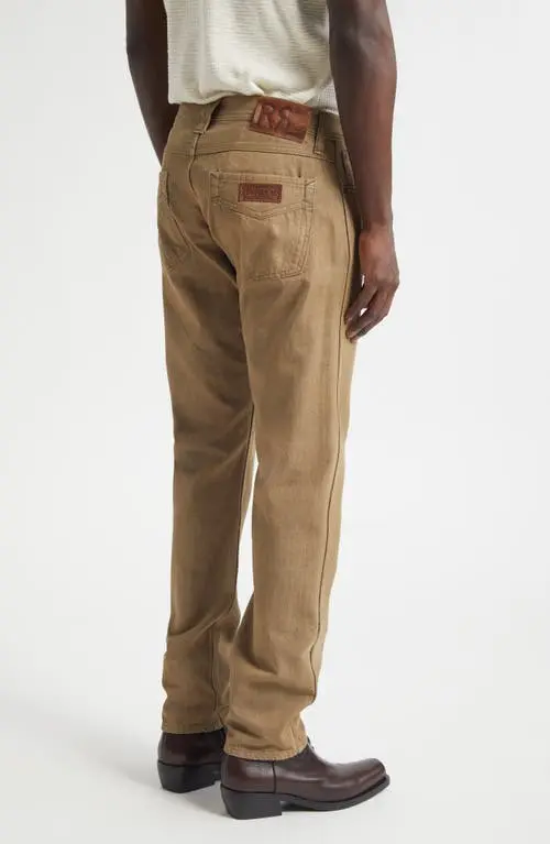 Double Rl Slim Fit Jeans - Medium Brown