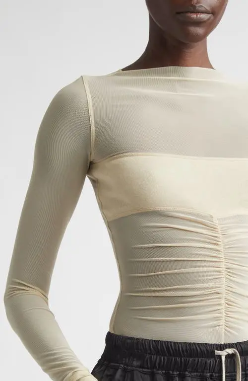 Rick Owens Temple Bandeau Tulle Top