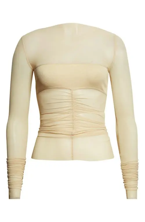 Rick Owens Temple Bandeau Tulle Top