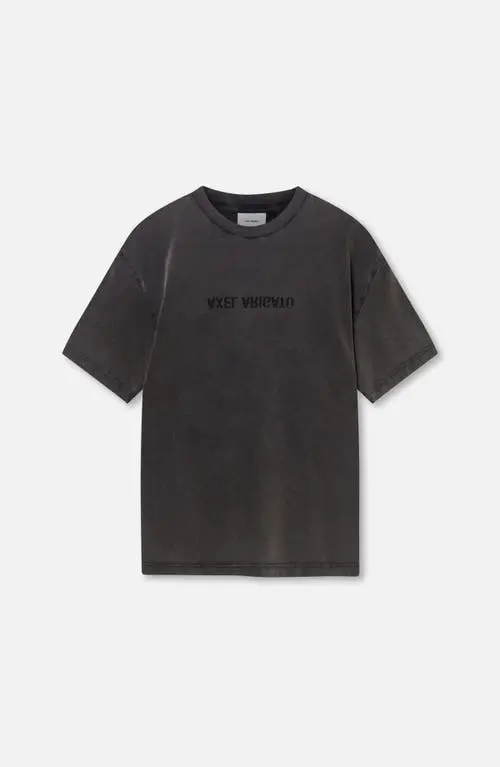 Axel Arigato Distort Washed T-shirt - Black