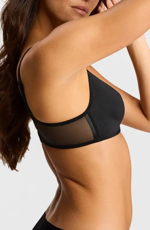 Commando Flex Tech Wireless Seamless Bra - Black