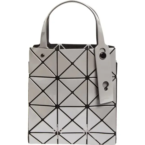 Issey Miyake Carat Top Handle Bag - Gray
