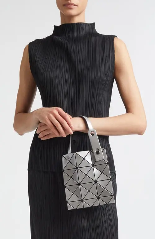 Issey Miyake Carat Top Handle Bag - Gray