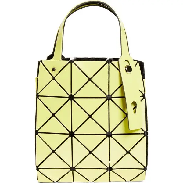 Issey Miyake Carat Top Handle Bag - Yellow
