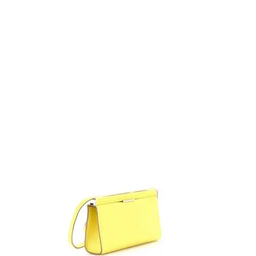 Hermès Clic-h Evercolor 21 Shoulder Bag - Lime