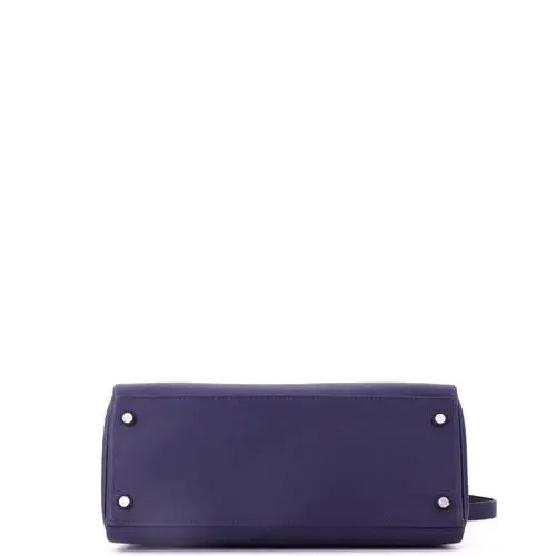 Hermès Kelly Handbag Verso Evercolor With Palladium Hardware 28