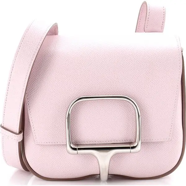 Hermès Della Cavalleria Epsom Mini Shoulder Bag - Mauve Pale