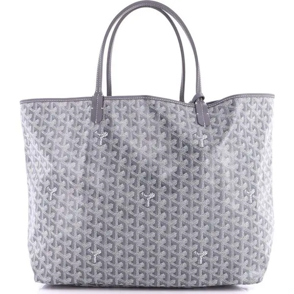 Goyard Saint Louis Tote Coated Canvas Gm - Grey