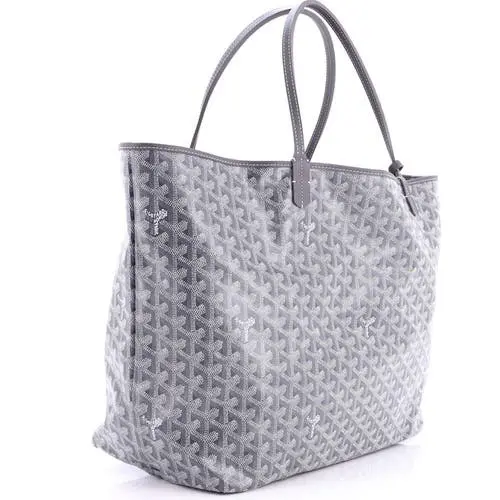 Goyard Saint Louis Tote Coated Canvas Gm - Grey